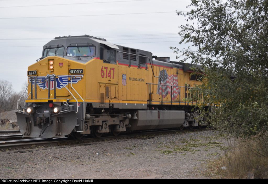 UP Engine 6747, Des Moines IA